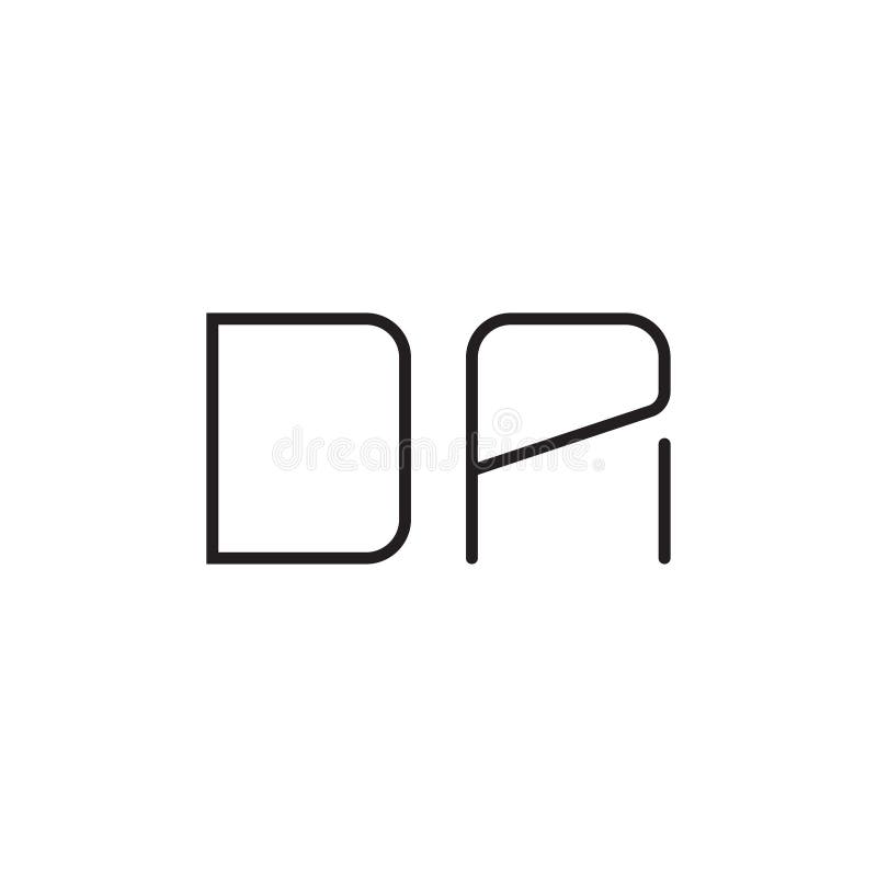Da Initial Letter Vector Logo Icon Stock Vector - Illustration of icon ...