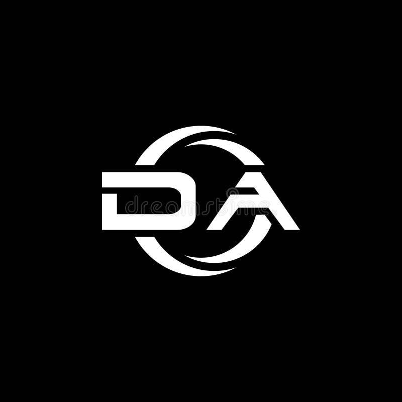 DA Logo Monogram Design Template Stock Vector - Illustration of ...