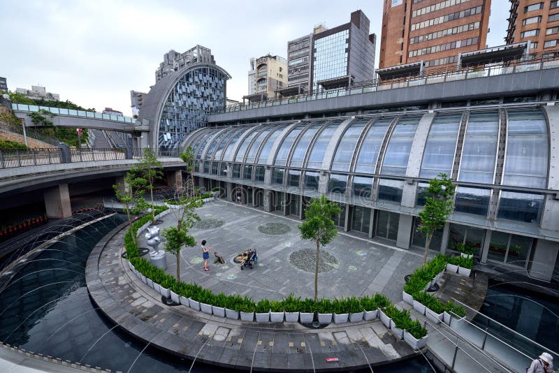 Daan Park Station, Taipei editorial photo. Image of modern - 53429541