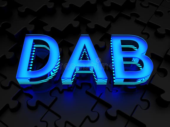 DAB (Digital Audio Broadcasting) Stock Illustration - Illustration of ...