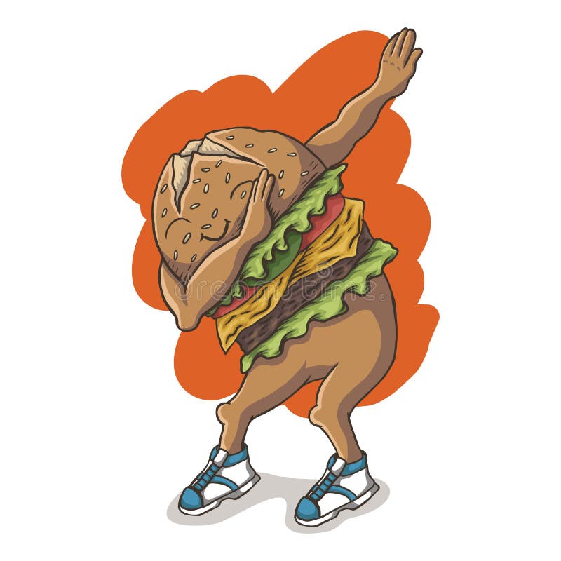 Dancing Hamburger Fast Food Stock Illustrations – 23 Dancing Hamburger ...