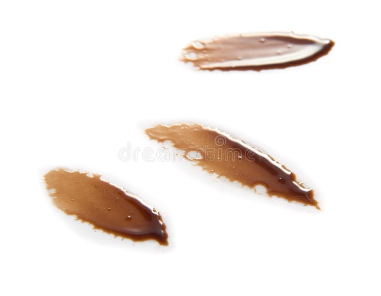 Dabs and Drops of Melted Chocolate Stock Photo - Image of candy, black ...