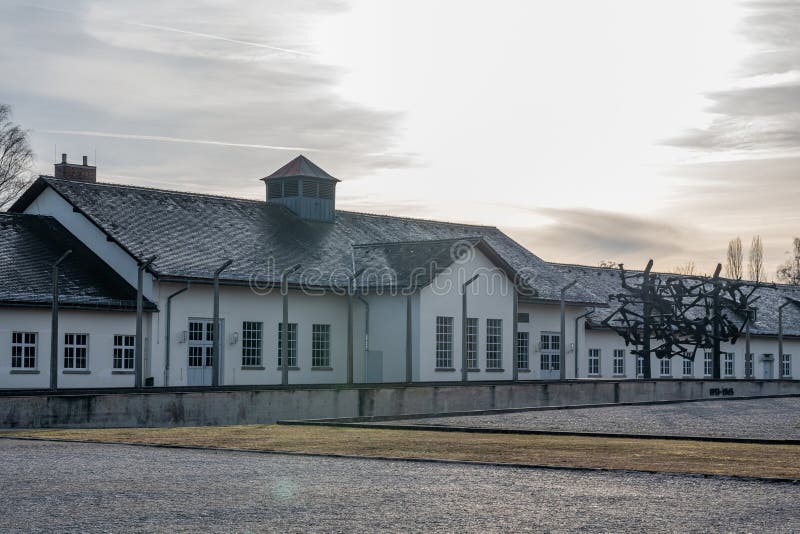 Dachau Concentration Camp Buildings in Germany Editorial Stock Photo ...