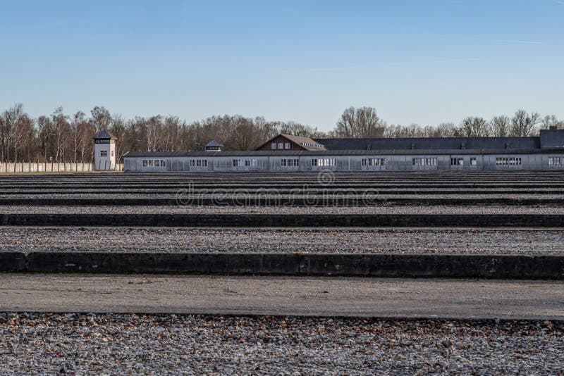 Dachau Concentration Camp Buildings in Germany Editorial Stock Photo ...