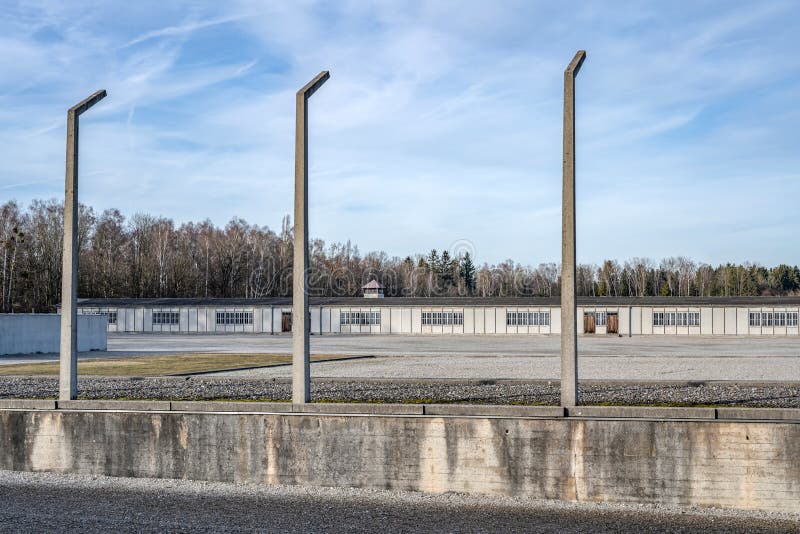 Dachau Concentration Camp Buildings in Germany Editorial Stock Photo ...