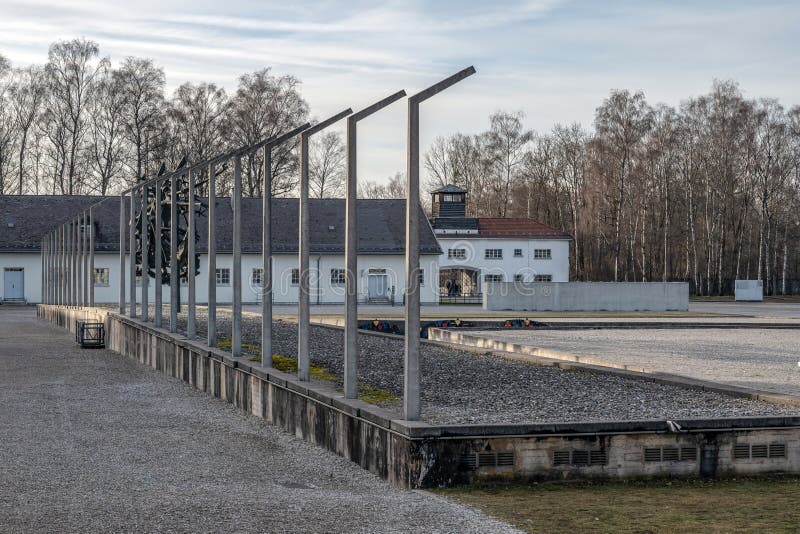 Dachau Concentration Camp Buildings in Germany Editorial Photography ...