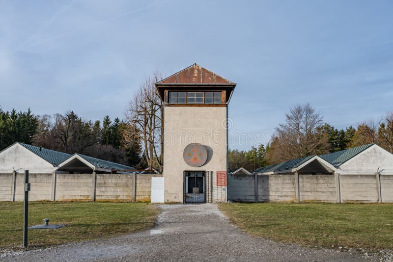 Dachau Concentration Camp Buildings in Germany Editorial Image - Image ...