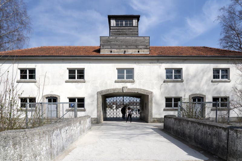 Dachau Concentration Camp - Entrance Gates. Dachau, Germany Editorial ...