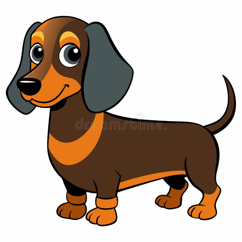 Dachshund Dog Cartoon Stock Illustrations – 14,651 Dachshund Dog ...
