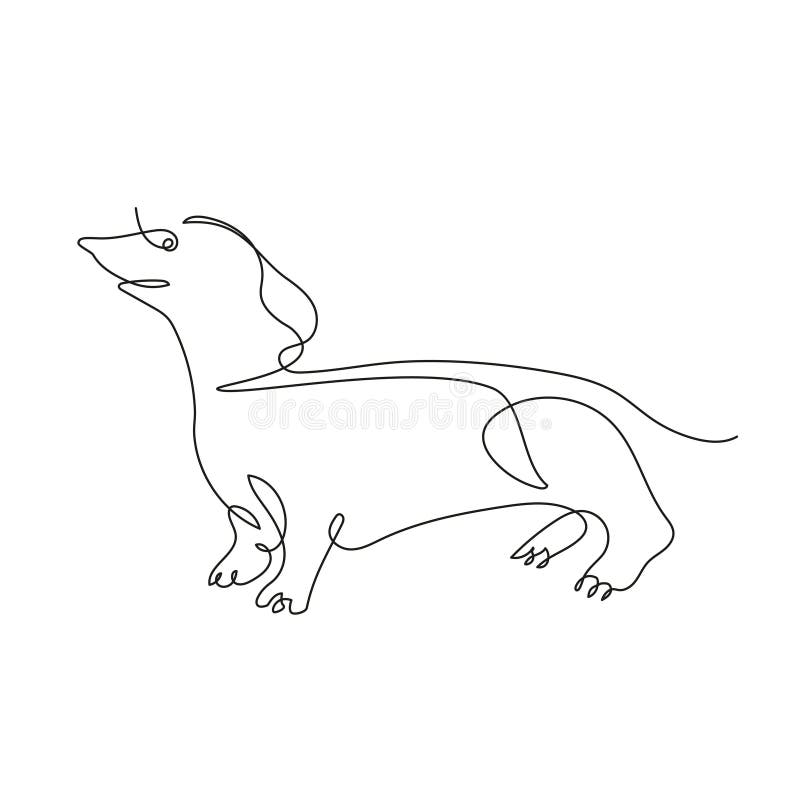 Dachshund Line Stock Illustrations – 1,345 Dachshund Line Stock ...