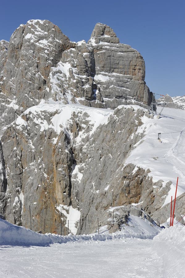 Dachstein Berg Massiv in Der Steiermark Österreich Stockfoto - Bild von ...