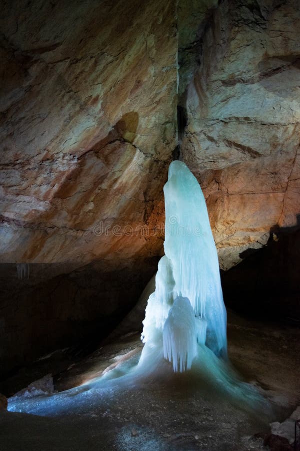 Dachstein Giant Ice Cave, Austria Stock Image - Image of dachstein ...