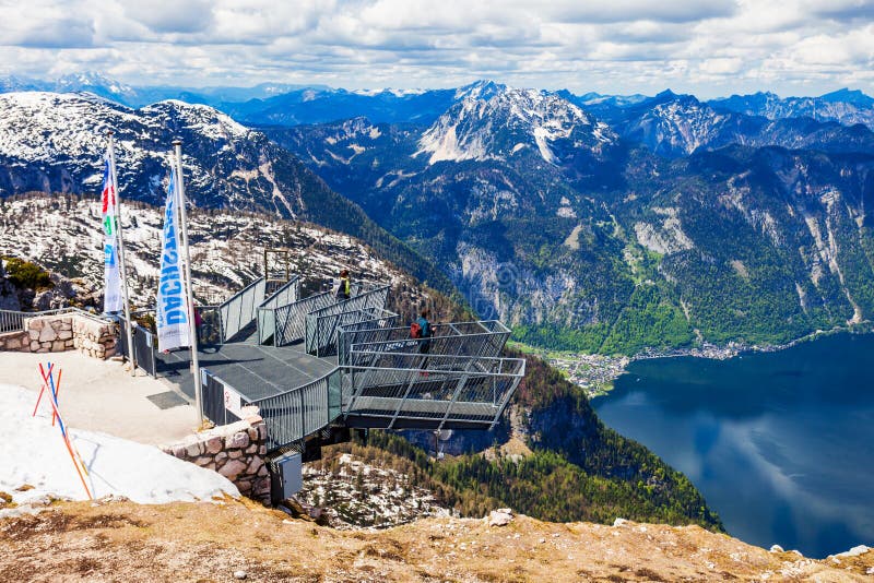Dachstein Mountains in Austria Editorial Photo - Image of aerial, five ...