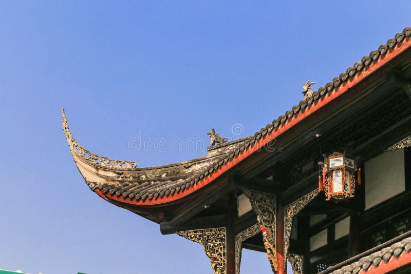 Daci Si Temple in Chengdu, China Stock Photo - Image of chengdu, daci ...