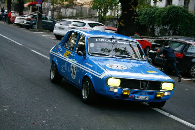 Dacia rally editorial photo. Image of sports, sedan - 258315951