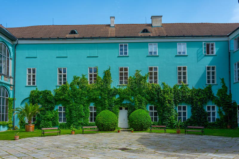 Dacice Castle Viewed during Sunny Day, Czech Republic Stock Image ...