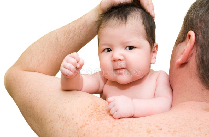 Dad and baby stock photo. Image of cute, sweet, fatherhood - 17142008