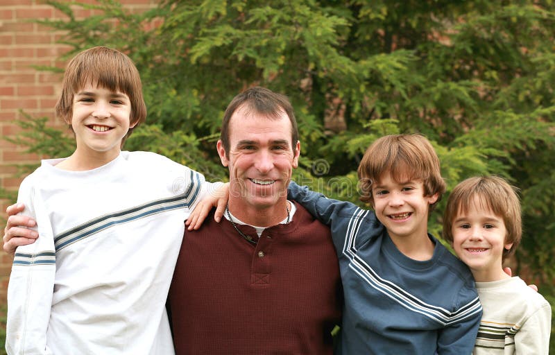 Uncle and Nephew stock photo. Image of friendly, comfortable - 1632504