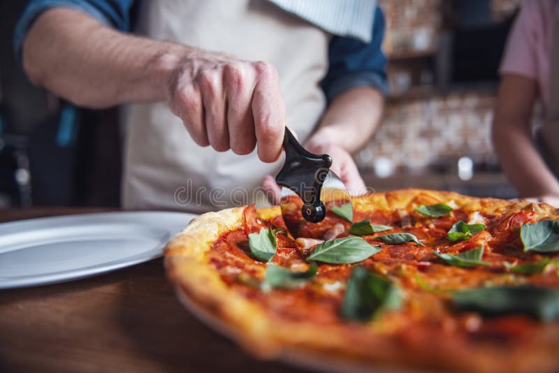 Dad and daughter cooking stock photo. Image of meal - 295607196