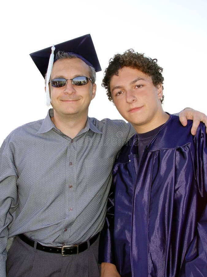 Dad and grad stock photo. Image of college, graduation, future - 56938