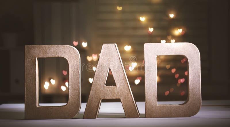 DAD letter blocks stock image. Image of fathers, greeting - 93253563