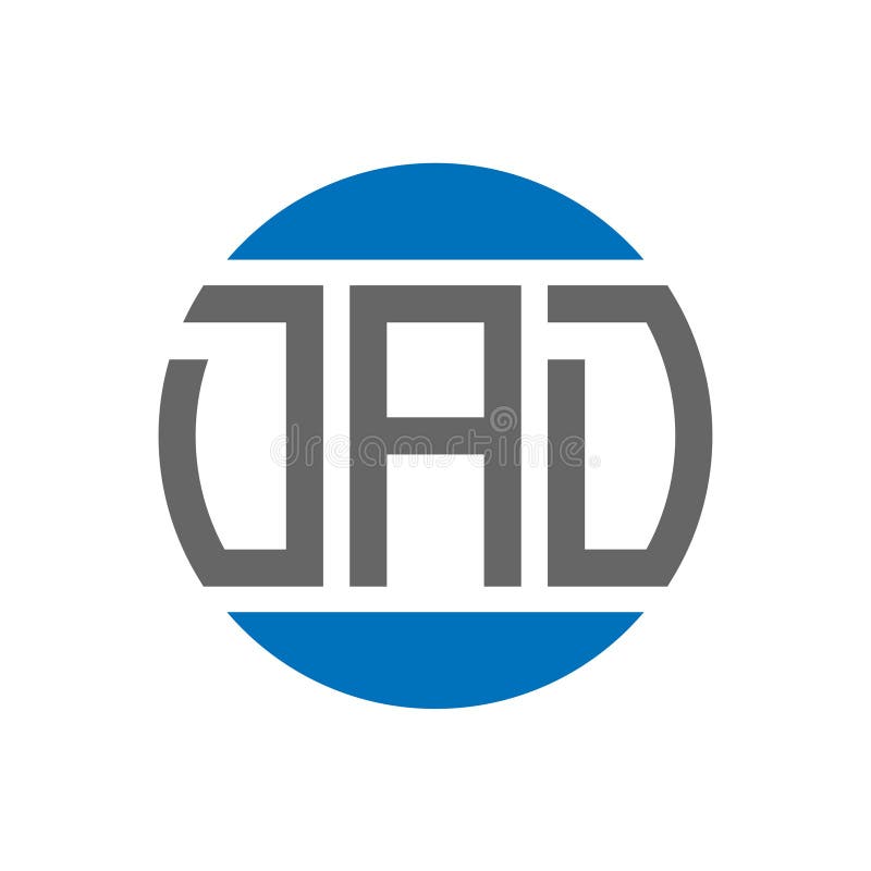 DAD Letter Logo Design on White Background. DAD Creative Initials ...