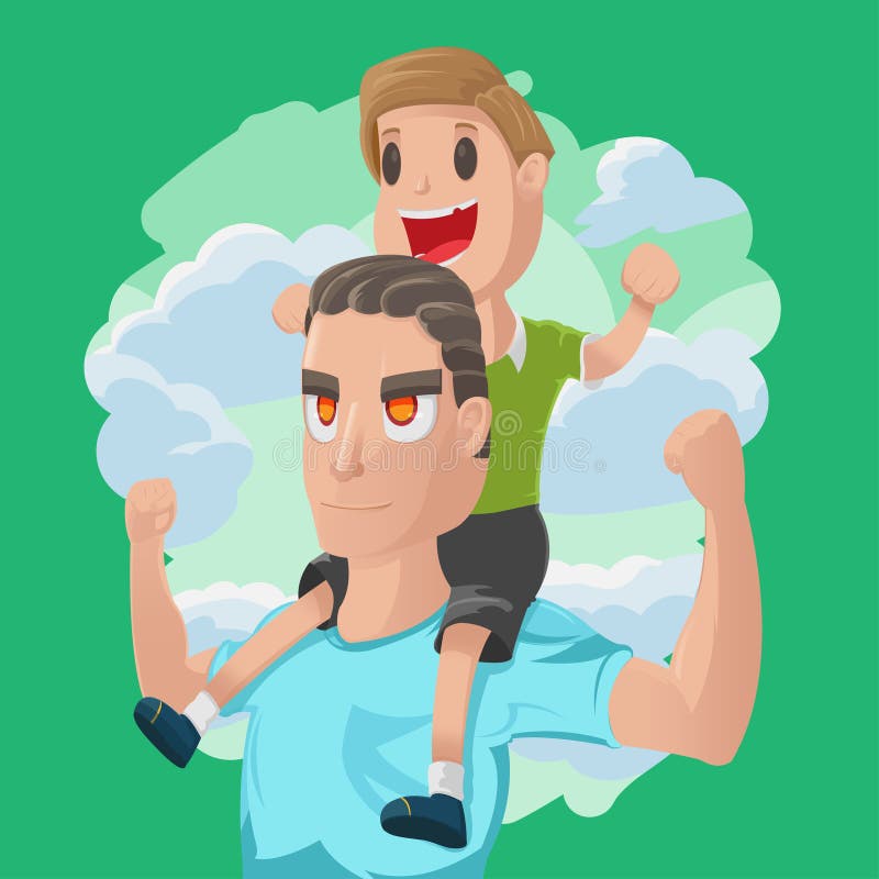 Handsome Dad Cartoon Stock Illustrations – 889 Handsome Dad Cartoon ...