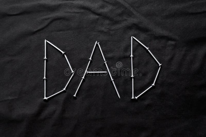 Daddy Spelled Out in Alphabet Building Blocks Stock Photo - Image of ...