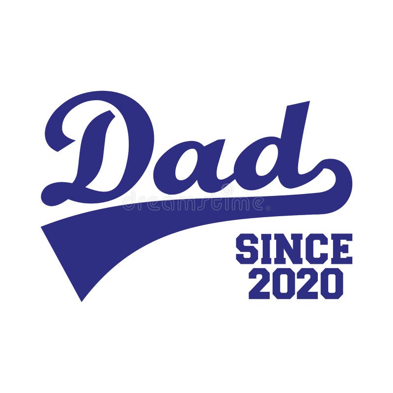 Dad since year 2020 stock vector. Illustration of pregnant - 171463848