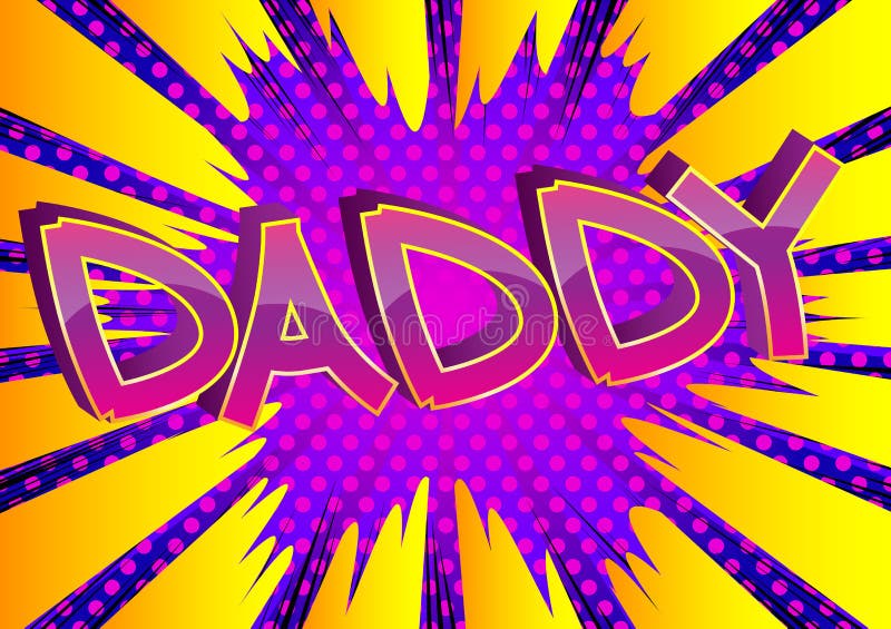 Daddy - Typography Vector Design for Greeting Cards. Stock Vector ...