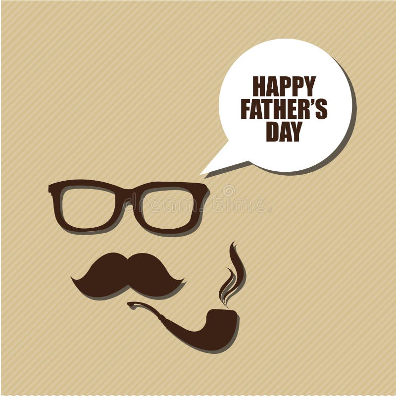 Daddy Face Hand Draw Design Stock Vector - Illustration of draw ...