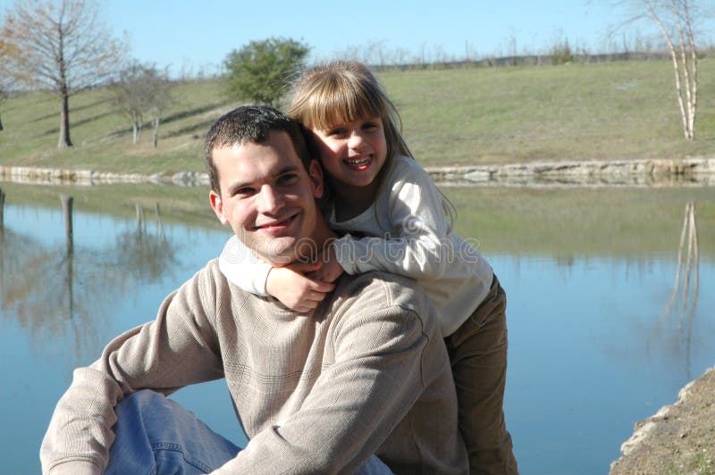 Daddy Hug stock photo. Image of child, camp, children - 1540298
