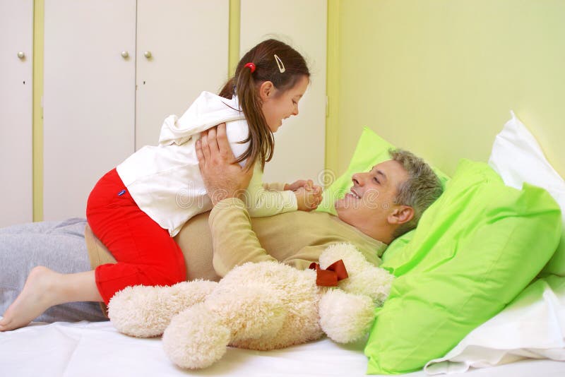 Daddy s girl stock photo. Image of father, innocence, laughter - 776676