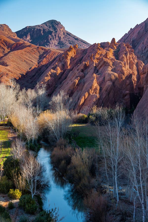 Dades Gorge Valley, Morocco Stock Image - Image of mountain, scenery ...