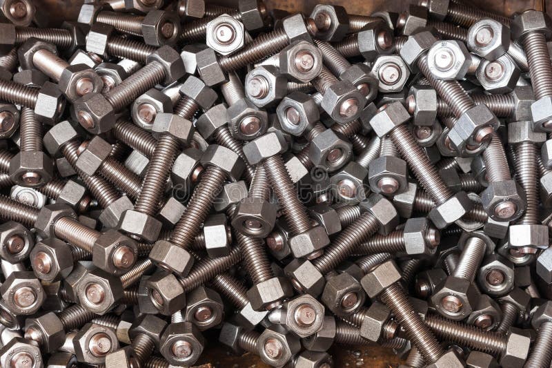 Dadi - E - Bulloni Nel Caso Scatola Fotografia Stock - Immagine di caso ...