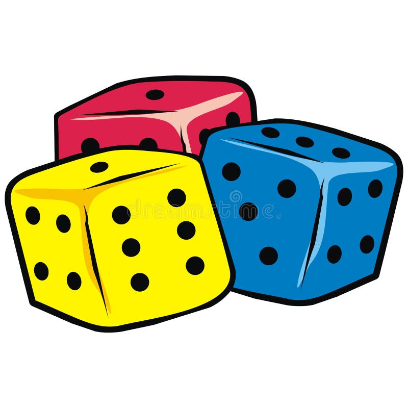 Dadi E Ragazzo, Icona Di Vettore Illustrazione Vettoriale ...