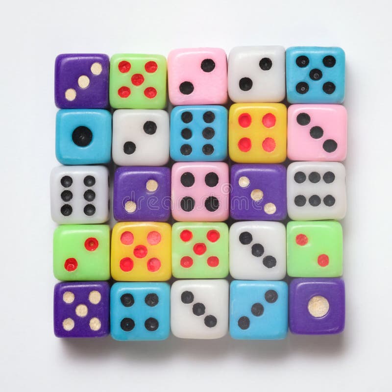Dados coloridos foto de stock. Imagem de dados, objetos - 9648670