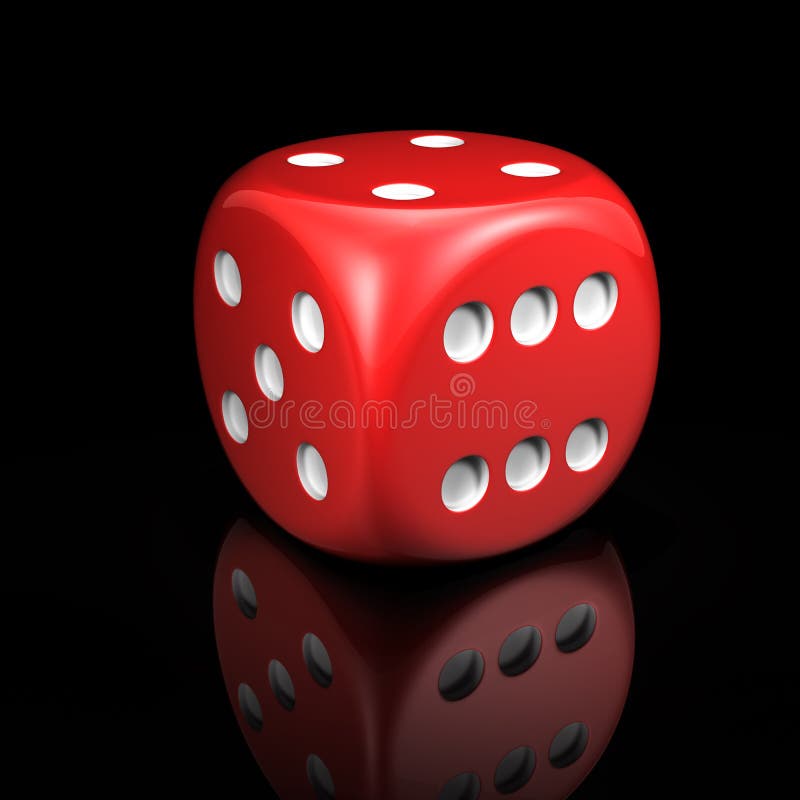 Dados rojos stock de ilustración. Ilustración de suerte - 38913850