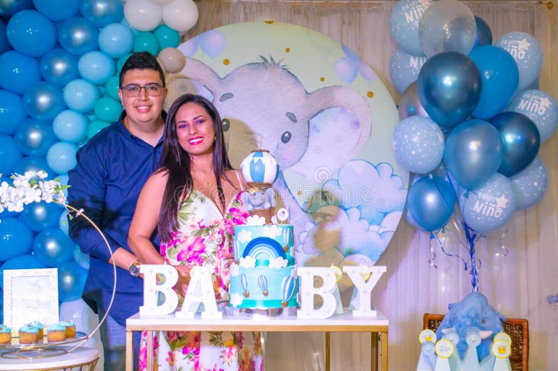 Dads at Baby Shower Celebration Stock Photo - Image of decor, beautiful ...