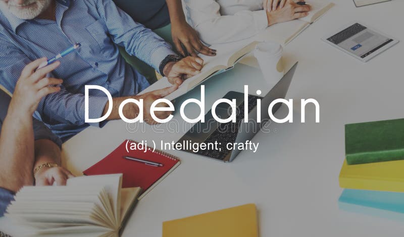 Daedalian Crafty Intelligent Artistic Smart Concept Stock Image - Image ...