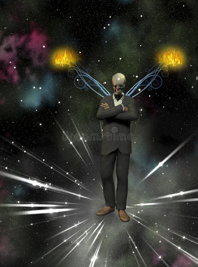 Daemon stock illustration. Illustration of burn, danger - 8678033