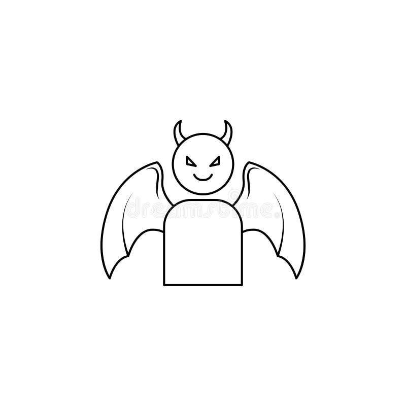 Daemon Icon. Element of Angel and Demon Icon for Mobile Concept and Web ...