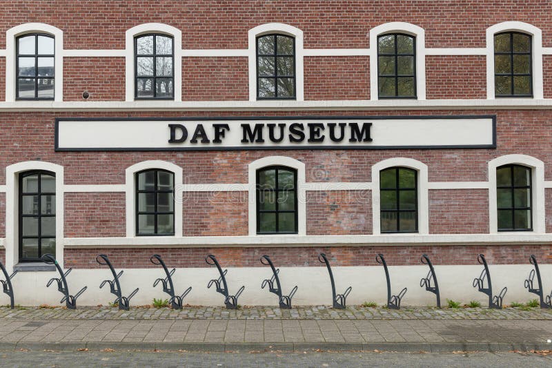 DAF museum in Eindhoven editorial stock photo. Image of brand - 344935933