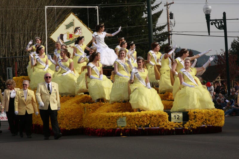 Daffodil Festival Queen S Float Editorial Image - Image of parade ...