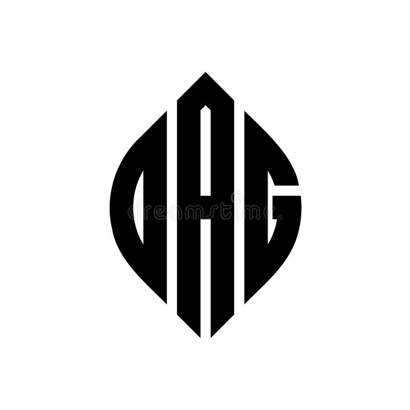 DAG Circle Letter Logo Design with Circle and Ellipse Shape. DAG ...