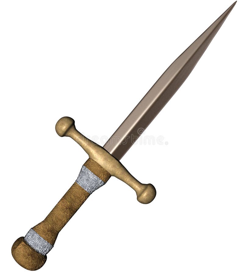 Dagger 1 stock illustration. Illustration of knife, weapon - 27382826