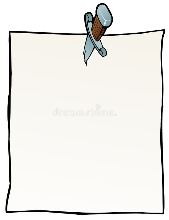 Dagger Border, Threatening Letter Frame Stock Vector - Illustration of ...