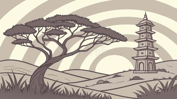 Dagger Emerging from a Dense Maze, Puzzle and Challenge, Vector Design ...