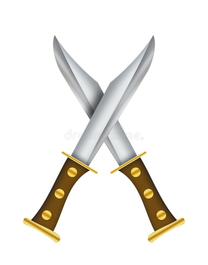 Dagger illustration. stock illustration. Illustration of object - 55860547