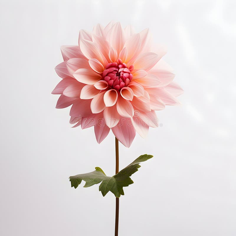 Dahlia Flower in Studio Background, Single Dahlia Flower, Beautiful ...